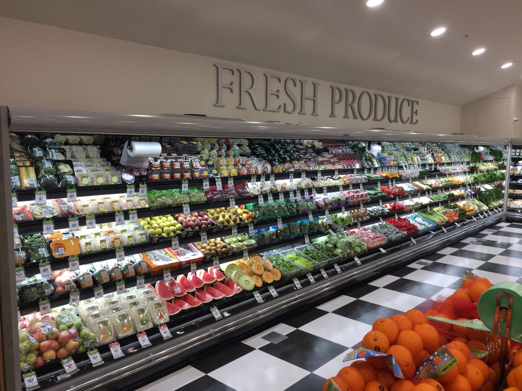Cabinet & Bin Displays | Shop fittment & Layouts | Fruit & Veg | Nuts